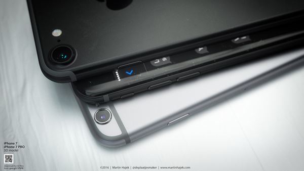 ชมภาพคอนเซ็ปต์ iPhone 7 Space Black ดาร์กอย่างสง่างาม