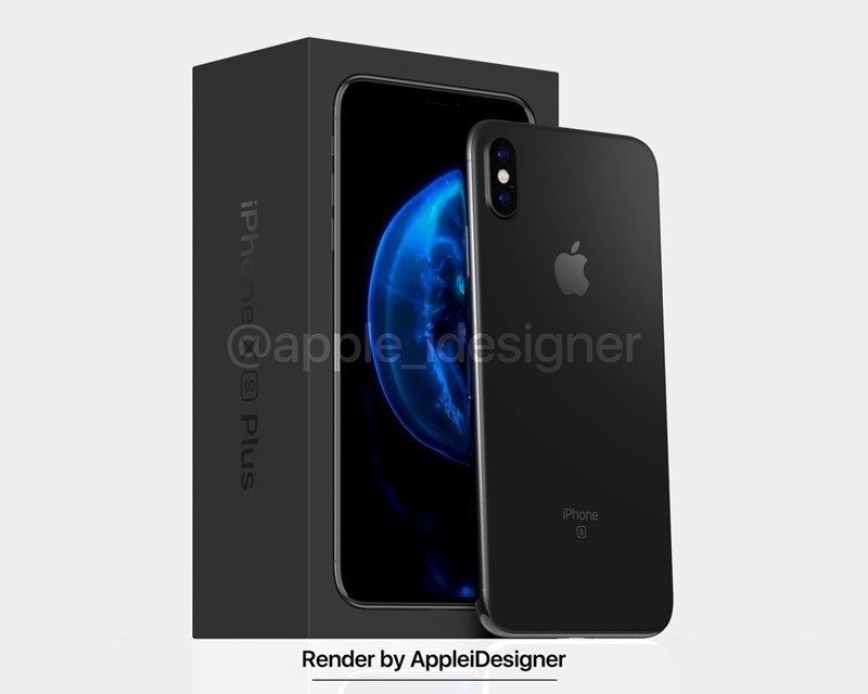 คอนเซ็ปต์ iPhone Xs Plus รุ่นจอ OLED 6.5 นิ้ว อวดโฉม 3 สี