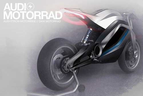 เท่ ล้ำ แรงเต็มพิกัด กับมอเตอร์ไซค์สุดล้ำ Audi Motorrad